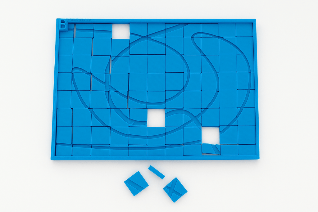 3D tactiele puzzel Slingers I buzzels voor jong en oud - Iris Huys